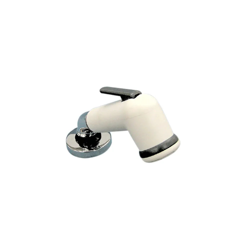 Elbow Trigger Shower Rose - White with 1.5m Hose 8001225
